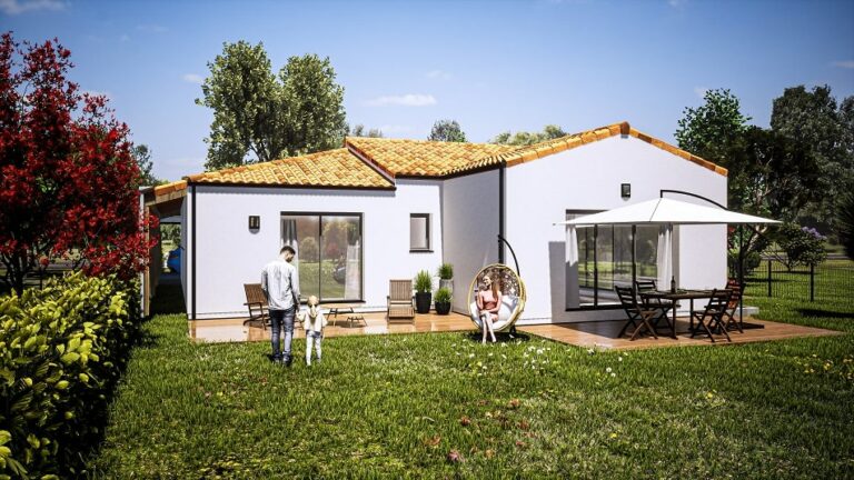 Maison Plain-Pied avec Toit en Tuiles - Groupe BLAIN CONSTRUCTION